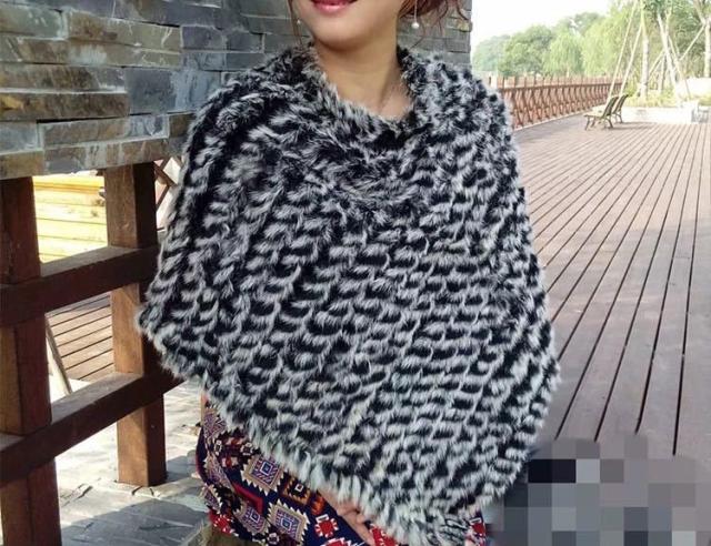 ラビットケープ ラビットショール ラビットポンチョ ラビット大判ストール ラビット． 肩掛け