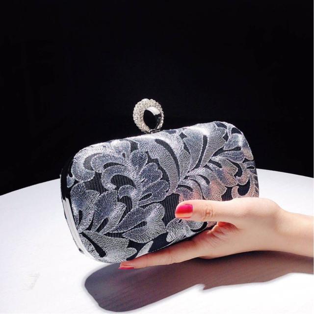 豪華パーティーバッグ 刺繍BAG クラッチバッグ レディース 2wayバッグ