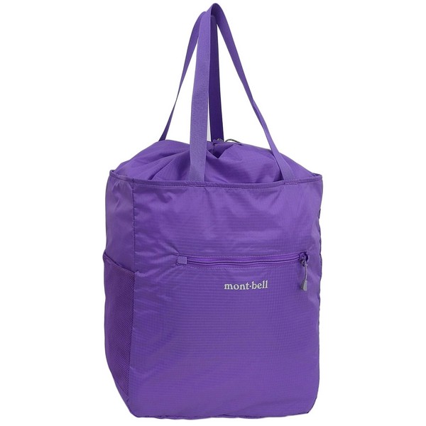 モンベル バッグ メンズ レディース トートバッグ 21L ナイロン パープル ポケッタブル ライトトート M 1123973PU mont-bell A4対応