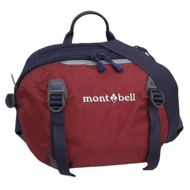 モンベル バッグ メンズ レディース ボディバッグ ウエストバッグ ナイロン ワインレッド トレールランバーパック Trail Lumbar Pack4 1133198GARN mont-bell