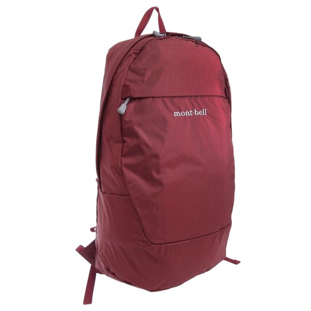モンベル バッグ メンズ レディース リュックサック ワインレッド ポケッタブル デイパック 20 1133473WRD mont-bell A4対応
