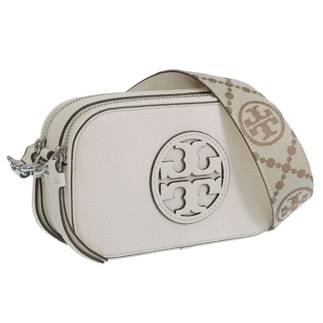 トリーバーチ バッグ レディース ショルダーバッグ レザー アイボリー MILLER MINI CROSSBODY BAG 150153-104 TORY BURCH