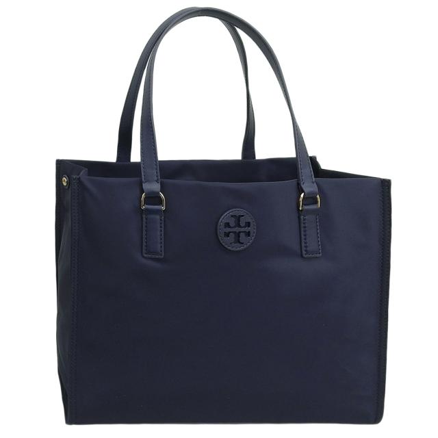 トリーバーチ バッグ レディース トートバッグ ナイロン ネイビー エラ ELLA SMALL NAYLON TOTE 160633-405 TORY BURCH