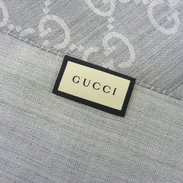 グッチ GUCCI ショップ袋付き GG柄ストール 女性 レディース