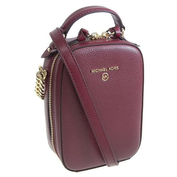 マイケルコース MICHAEL KORS JET SET CHARM SM NS TH PHN XBODY ショルダーバッグ バッグ レザー ベリーレッド系 レディース 32f1gt9c5l-950 母の日　土日祝も毎日発送します
