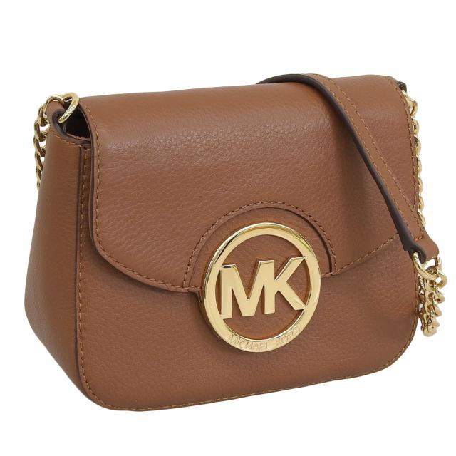 マイケルコース バッグ レディース ショルダーバッグ レザー ブラウン FULTON SM CROSSBODY 32H3GFTC1L-230 MICHAEL KORS