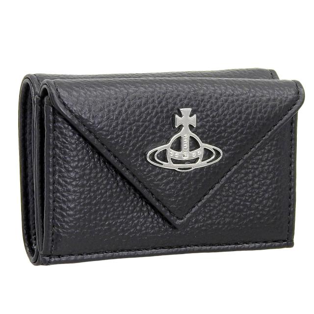 ヴィヴィアンウエストウッド 財布 レディース 三つ折り財布 ブラック ENVELOPE BILLFOLD 5115002FWS000DN403 VIVIENNE WESTWOOD