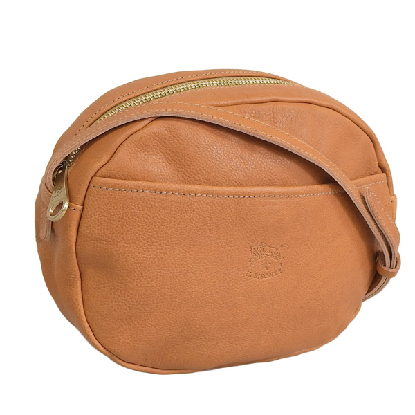 イルビゾンテ バッグ レディース ショルダーバッグ レザー ナチュラル BCR297PO0001NA187B IL BISONTE 母の日　土日祝も毎日発送します