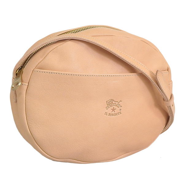 イルビゾンテ バッグ レディース ショルダーバッグ レザー ベージュ BCR297PV0001NA130B IL BISONTE
