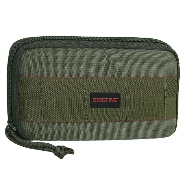 【父の日　6月16日】ブリーフィング 財布 メンズ レディース 長財布 アウトレット オリーブ QL ROUND WALLET L BOA201A07-067 BRIEFING