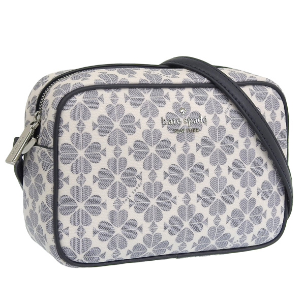 ケイトスペード バッグ レディース ショルダーバッグ アウトレット ネイビーマルチ スペード フラワー コーテッド キャンバス ミニ カメラバッグ SPADE FLOWER KG489-403 KATE SPADE 母の日　土日祝も毎日発送します