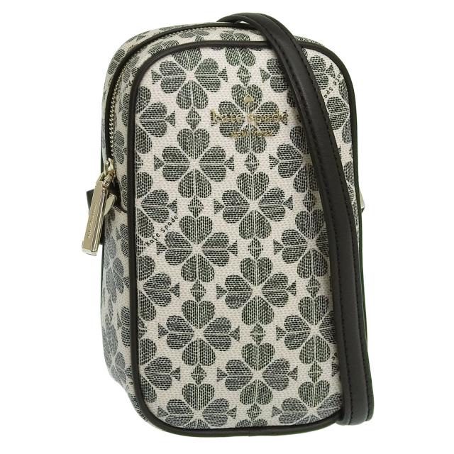 ケイトスペード バッグ レディース ショルダーバッグ アウトレット ブラックマルチ スペードフラワー ノースサウス ジップフォン クロスボディ spade flwoer ns zip phone cb KG490-001 KATE SPADE