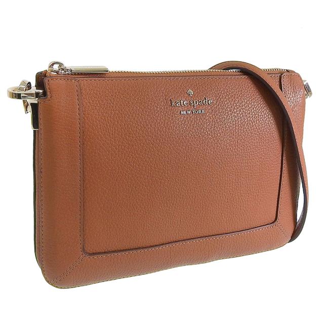 ケイトスペード バッグ レディース ショルダーバッグ アウトレット レザー ブラウン レナ ダブルコンパートメント クロスボディ lena dbl comp cb KH430-200 KATE SPADE