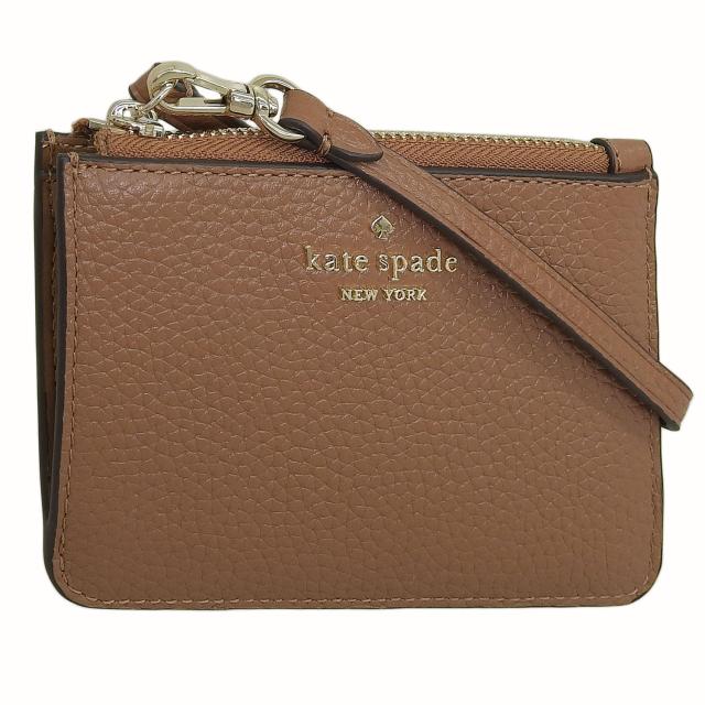 ケイトスペード カードケース レディース ケース 小銭入れ アウトレット レザー ブラウン レナ スモールカードホルダー リスレット lena sm crdhldr wrlt KH789-200 KATE SPADE