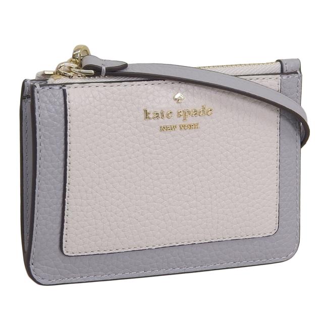 ケイトスペード カードケース ケース 小銭入れ レディース アウトレット レザー グレーマルチ レナ カラーブロック スモール カードホルダー リスレット lena sm crdhldr wrlt KH790-020 KATE SPADE