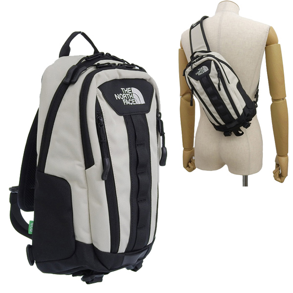 ノースフェイス バッグ メンズ レディース ボディバッグ ブラック×ライトベージュ ビッグショット ワンウェイ BIG SHOT ONE WAY NN2PQ11B-LBE THE NORTH FACE 母の日　土日祝も毎日発送します