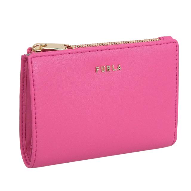 フルラ 財布 レディース 二つ折り財布 アウトレット レザー ピンク FURLA CLASSIC S BI FOLD W/ZIP PCK5CL0BX31042389S