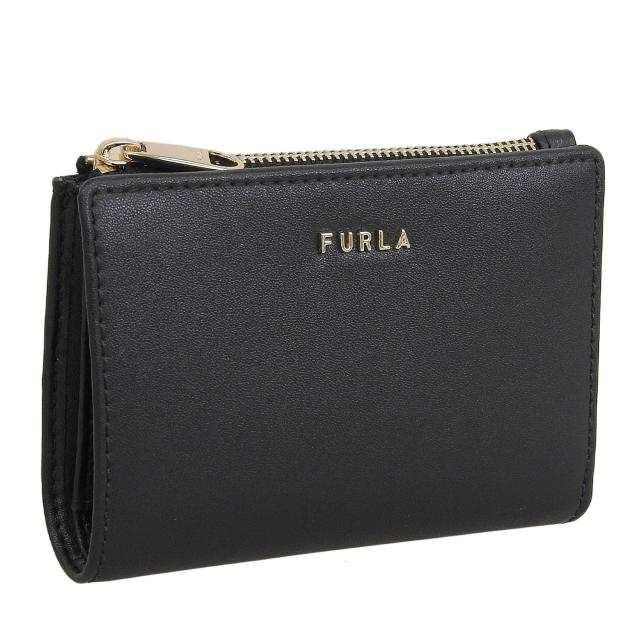 フルラ 財布 レディース 二つ折り財布 アウトレット レザー ブラック FURLA CLASSIC S BI-FOLD S Z/W WALLET PCK5CL0BX3104O6000