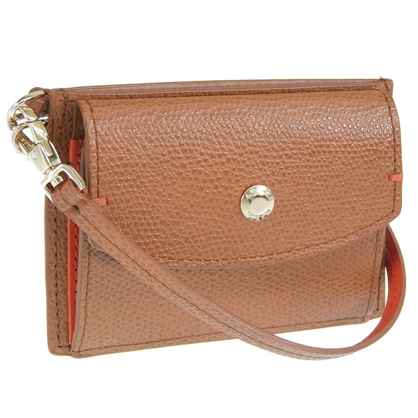 ポールスミス 小物 メンズ レディース カードケース アウトレット レザー キャメル PSMC0221 PAUL SMITH 母の日　土日祝も毎日発送します