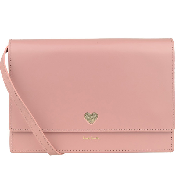 ポールスミス PAUL SMITH ショルダーウォレット 長財布 レディース ハート柄 アウトレット psme0047 レディース 女性 プレゼント ブランド ギフト 　pwd78624　一粒万倍日 母の日　土日祝も毎日発送します
