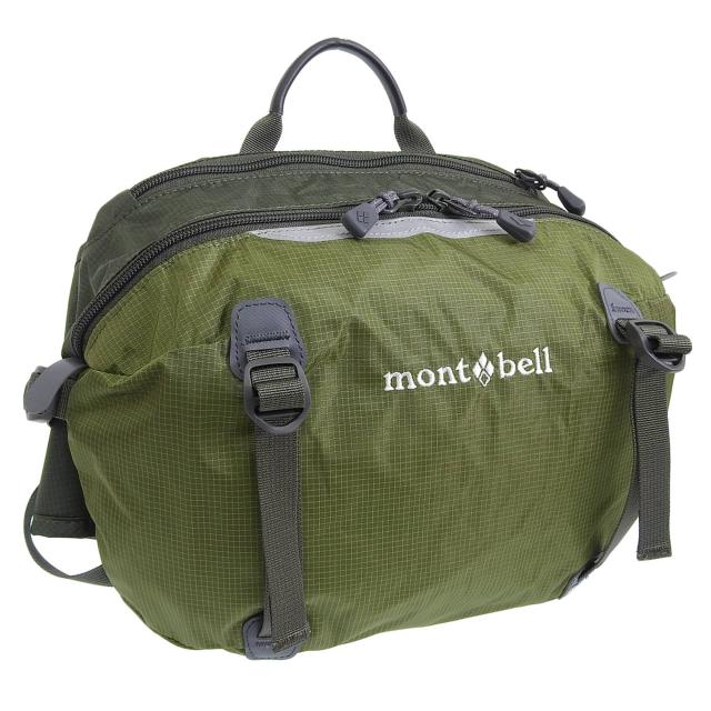 モンベル バッグ メンズ レディース ボディバッグ 7L ナイロン グリーン Trail Lumbar Pack 7 R7TLPTHYM mont-bell