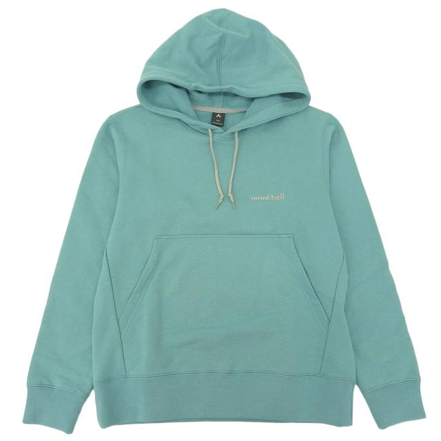 モンベル パーカー フーディ メンズ レディース コットン カンガルーポケット UVカット L ブルー COTTON HOODIE RL2104648LBL mont-bell