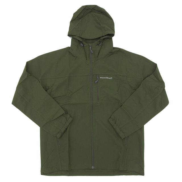 モンベル O.D.パーカ メンズ パーカー ウインドブレーカー ジャケット S ナイロン ダークグリーン O.D.Hooded Jacket Men's RS1103320DGN mont-bell