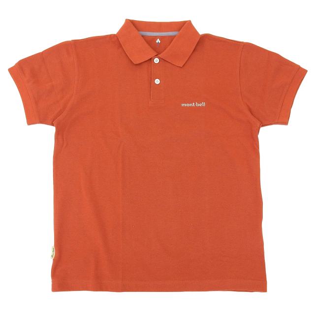 モンベル コアスパン ポロシャツ メンズ S M L XL オレンジ RS2104803OG mont-bell