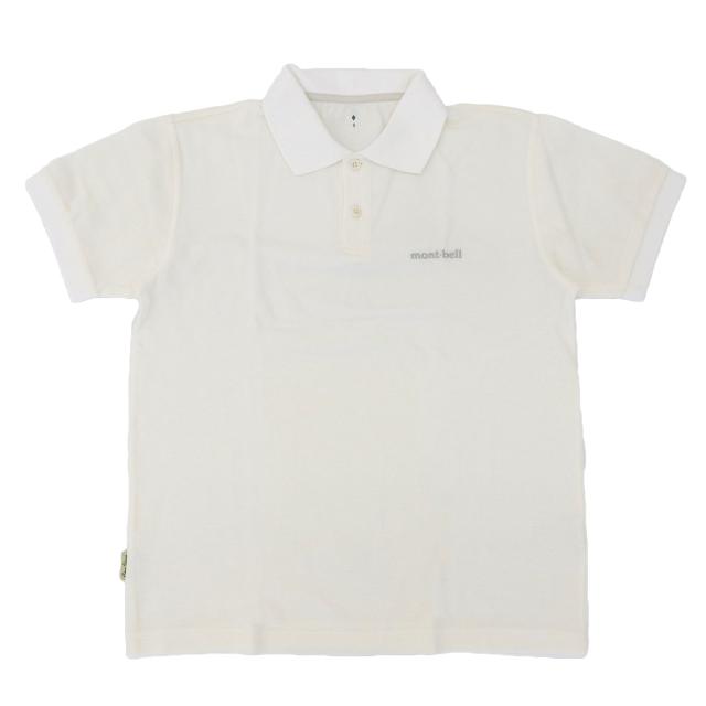 モンベル コアスパン ポロシャツ メンズ S M L XL ホワイト RS2104803WT mont-bell