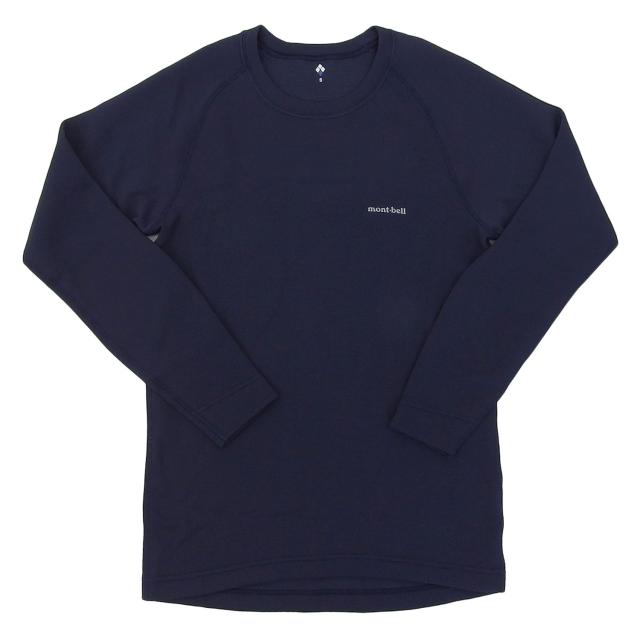 モンベル アンダーウェア インナー メンズ XLサイズ ネイビー ジオライン EXP.ラウンドネックシャツ Men's RXL1107712NV mont-bell
