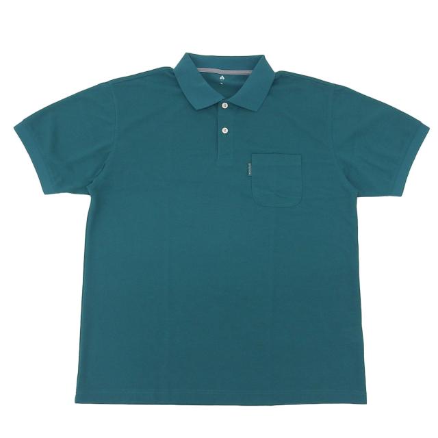 モンベル ポロシャツ メンズ 鹿の子 カノコ 半袖 S M L XL ブルーグリーン WIC. ポロシャツ RXL1114228BGN mont-bell