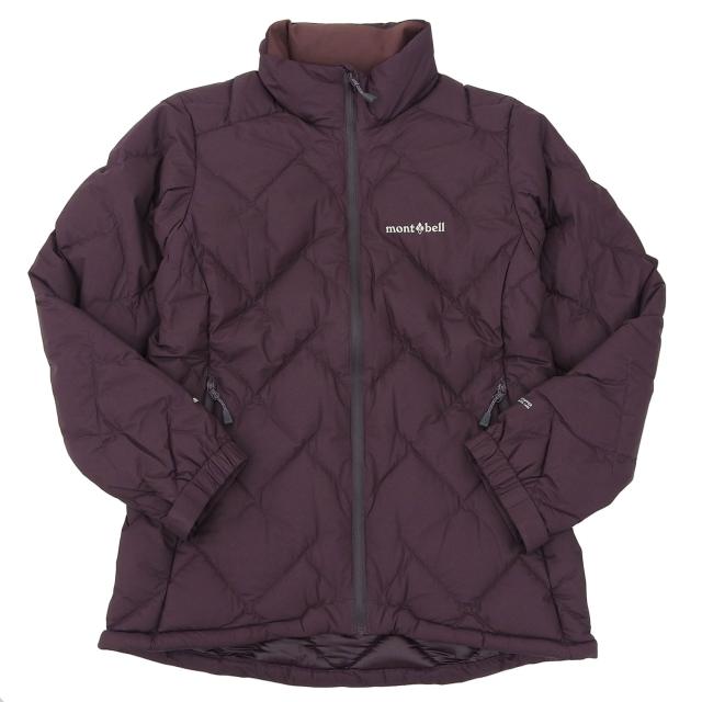 モンベル パーマフロスト ライトダウンジャケット レディース  XSサイズ ナイロン ワインレッド RXS1101627MR mont-bell
