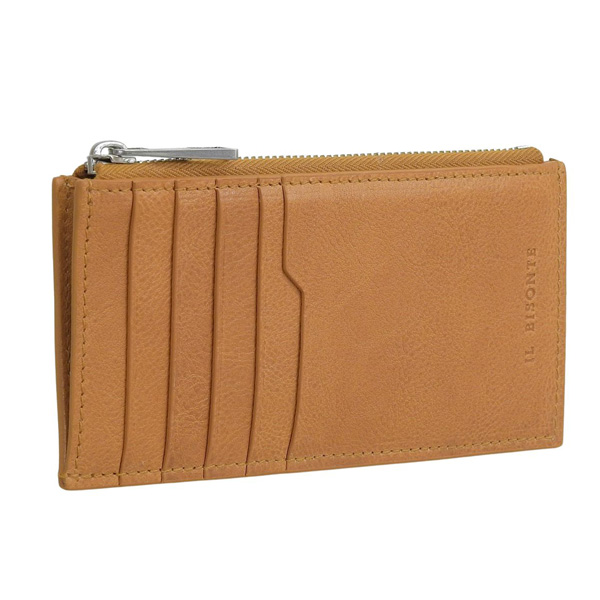 イルビゾンテ 小物 レディース カードケース 名刺入れ レザー ナチュラルブラウン SVW001 POX001 NA252C IL BISONTE ブランド 母の日　土日祝も毎日発送します