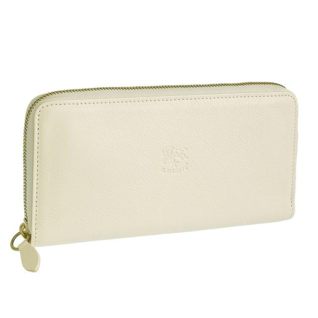 イルビゾンテ 財布 レディース 長財布 ラウンドファスナー レザー ホワイト SZW046PV0001RWH179 IL BISONTE