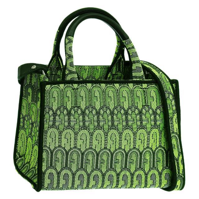 フルラ バッグ レディース 2WAY トートバッグ ショルダーバッグ アウトレット グリーンマルチ オポチュニティ FURLA OPPORTUNITY-TOTE MINI BAG WB00352AX07771544S