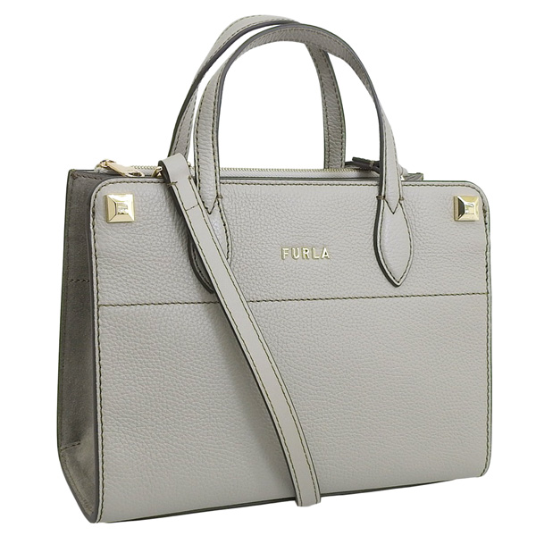 フルラ バッグ レディース ハンドバッグ 2WAY アウトレット レザー グレー AFRODITE S TOTE WB00673BX0305M7Y00 FURLA 母の日　土日祝も毎日発送します