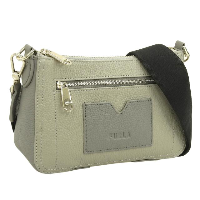 フルラ バッグ レディース ショルダーバッグ アウトレット レザー グレー アテナ FURLA ATENA-CROSSBODY BAG WB01086BX03352423S