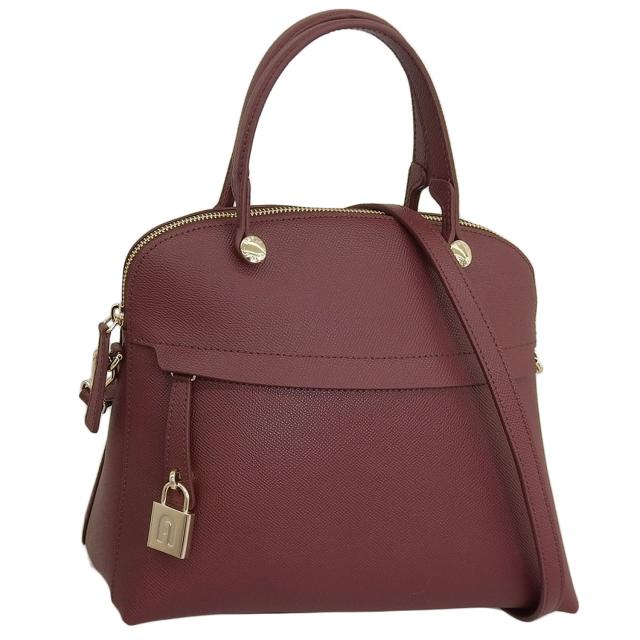 フルラ バッグ レディース 2WAY トートバッグ ショルダーバッグ アウトレット ワイン FURLA CLASSIC-M DOME BAG WB01285BX030626700