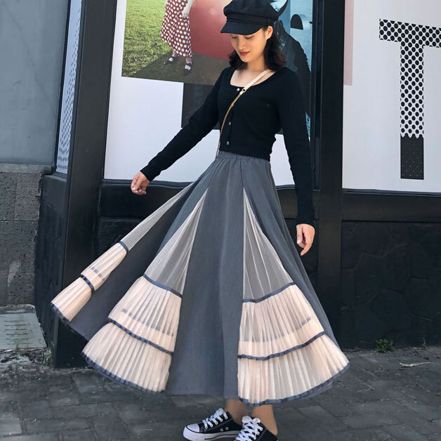 スカート ミモレ ミモレ丈 ロング ロング丈 マキシ マキシ丈 フレア セミフレア かわいい 大人可愛い きれいめ シンプル カジュアル 大人 上品 おしゃれ お洒落 かっこいい 大人可愛い 大人女子 こなれ感 ラフ ラブリー キュート 個性的 主役級 存在感 とろみ感 抜け感 無地