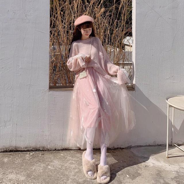 ふわふわフレアスカート ミモレ ミモレ丈 ロング マキシ丈 フレア セミフレア かわいい 大人可愛い きれいめ シンプル カジュアル 大人 上品 おしゃれ お洒落 かっこいい 大人可愛い 大人女子 こなれ感 ラフ ラブリー キュート 個性的 主役級 存在感 とろみ感 抜け感 無地 春