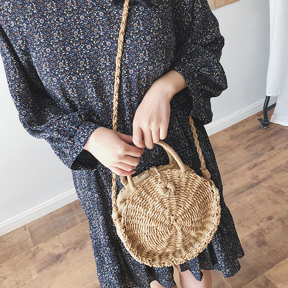 ラウンドカゴバッグ バック カバン かばん 鞄 bag ショルダーバック 斜めがけバッグ 斜め掛けバッグ デイバッグ 四角 籠 かご カゴ かわいい 大人可愛い きれいめ シンプル カジュアル 大人 上品 おしゃれ お洒落 かっこいい アジアン エスニック 大人可愛い 大人女子