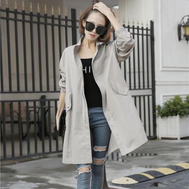 アウター コート ジャケット トレンチコート ミモレ丈 袖あり 長袖 襟付き ファスナー ポケット かわいい 大人可愛い きれいめ シンプル カジュアル 大人 上品 おしゃれ お洒落 かっこいい 大人可愛い 大人女子 こなれ感 ラフ ルーズ 個性的 クール モード系 エレガント