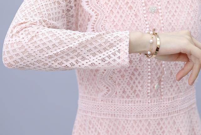 レースドレス ワンピース スカート ハイエンド ボトリングミッド