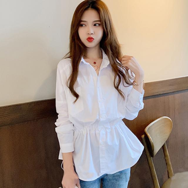 トップス シャツ ブラウス 長袖 襟付き レース シフォン フリル ウエストマーク かわいい 大人可愛い きれいめ シンプル カジュアル 大人 上品 おしゃれ お洒落 大人可愛い 大人女子 こなれ感 ガーリー エレガント 主役級 存在感 フォーマル 無地 春 秋 誕生日 クリスマス