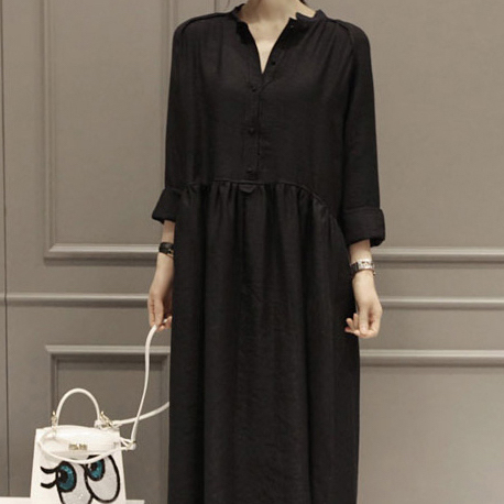 大人シャツワンピース ミモレ ミモレ丈 ロング ロング丈 マキシ マキシ丈 9分丈 袖あり 長袖 前開き かわいい 大人可愛い きれいめ シンプル カジュアル 大人 上品 おしゃれ お洒落 大人可愛い 大人女子 ラフ キュート ガーリー ルーズ 個性的 主役級 とろみ感 抜け感 無地 春