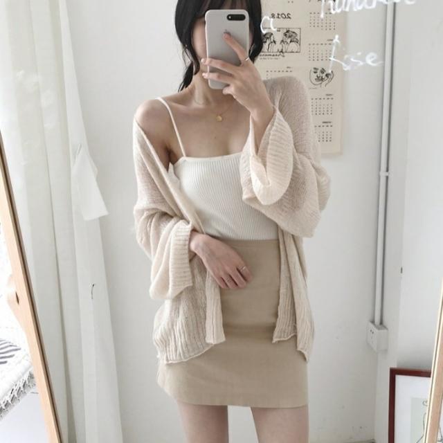 トップス カーディガン ロング ロング丈 袖あり 長袖 Vネック 襟なし 前開き 綿 サマーニット 薄手 かわいい 大人可愛い シンプル カジュアル 大人 おしゃれ お洒落 アジアン エスニック エキゾチック 大人女子 ラフ 無地 夏 10代 20代 レディース 女性用 デート お出かけ