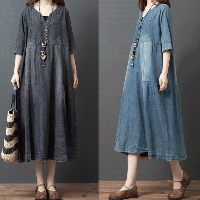 シャツワンピース デニムワンピース ミドル丈 袖あり 半袖 Vネック Aライン きれいめ シンプル カジュアル 大人 上品 おしゃれ お洒落 レトロ 大人女子 こなれ感 ラフ エレガント スタイリッシュ 花柄 春 夏 10代 20代 30代 40代 女性用 デート お出かけ 女子会 休日 リゾート