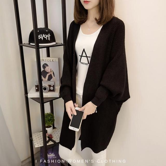 ドルマンスリーブ ボリューム袖 ロング カーディガン ロング丈 袖あり 長袖 襟なし ストレート ワイド Iライン リブ 前開き リブニット 編み込み トッパー ニット かわいい 大人可愛い きれいめ シンプル カジュアル 大人 上品 おしゃれ 大人女子 こなれ感 ラフ ラブリー