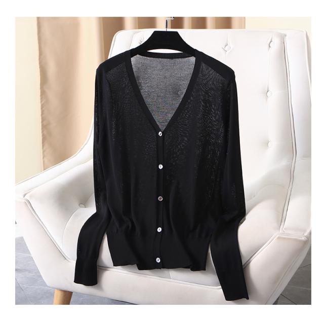 薄手カーディガン シアーカーディガン トップス アウター カーディガン サマーセーター トップス ロング ロング丈 ミディアム丈 ミドル丈 レギュラー丈 袖あり 長袖 ボリューム袖 ドルマンスリーブ Vネック ルーズ スリム 細身 ストレート レース 前開き 2way 厚手 シンプル