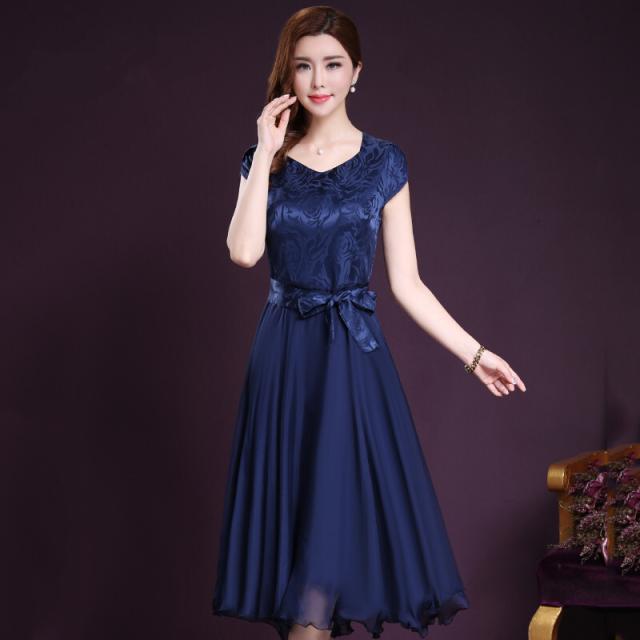 パーティードレス ワンピースドレス ドッキングワンピース ワンピース レース ドレス ワンピドレス ミモレ ミモレ丈 ミディアム丈 ミドル丈 レギュラー丈 袖あり フレンチスリーブ Vネック スクエアネック スリム タイト 細身 切り替えデザイン ドッキング スマート レース